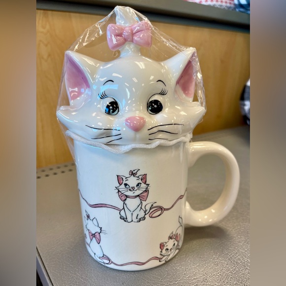Disney | Holiday | Disney Marie The Aristocats Pink White Ceramic ...